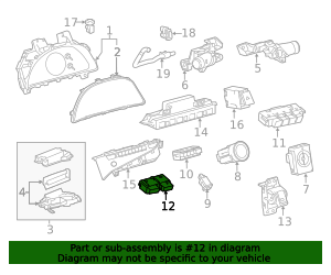 2019-2024 Lexus Fuel Door Switch 84840-06070 | OEM Parts Online