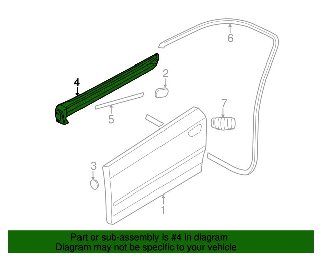 2006-2013 Audi Reinforced Beam 8P4-831-507 | AUDI HENDERSON