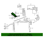 2001-2010 GM Torsion Bar Support 15036452 GM | GMPartsDirect.com