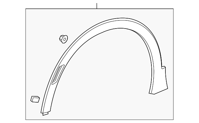 2021-2023 Buick Envision Front Driver Side Wheel Opening Front Molding ...