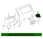 2017-2020 GM Fuel Filler Housing with Hinge, Pin, Bumper, and Springs ...
