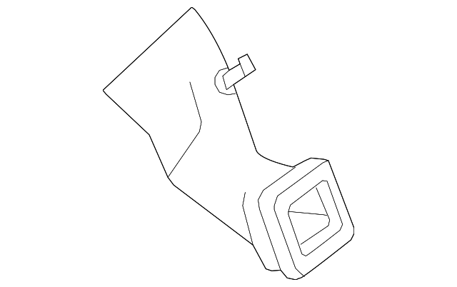 2010-2018 Mercedes-Benz Instrument Panel Air Duct 212-831-03-45 | MB ...