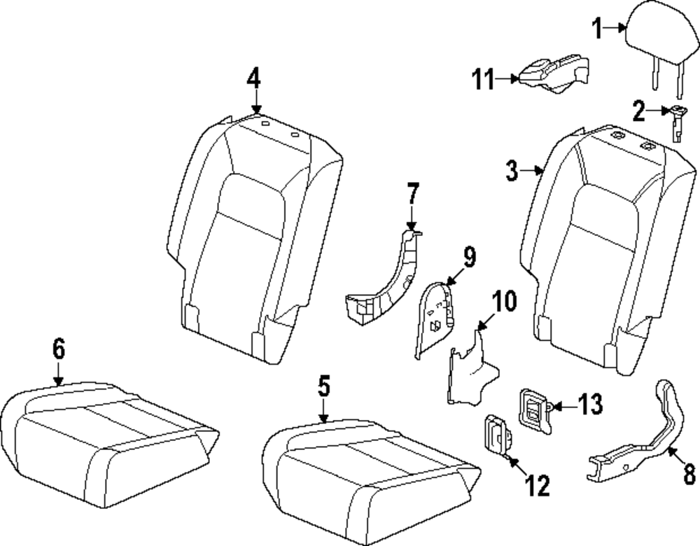 82111-3A0-A01ZA - Side Cover 2023-2025 Honda CR-V | Honda Parts Online