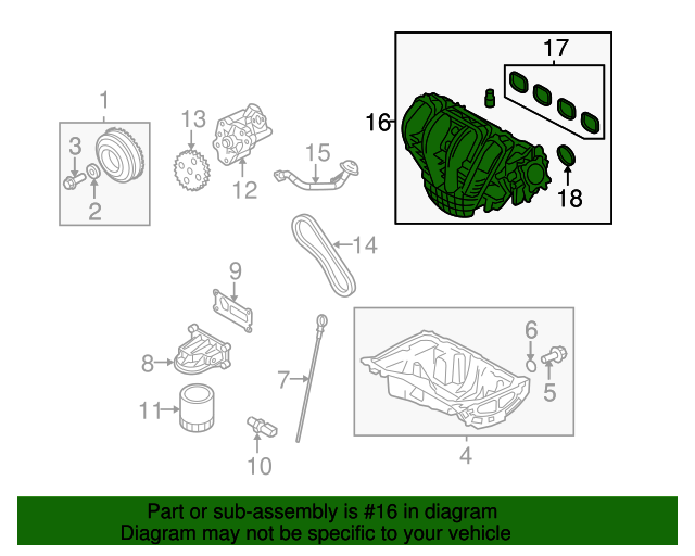 2009-2022 Ford Intake Manifold 9E5Z-9424-C | GetOEMParts.com