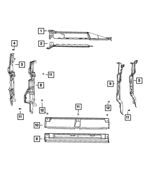 Radiator and Related Parts; Charge Air Cooler for 2022 Jeep Compass ...