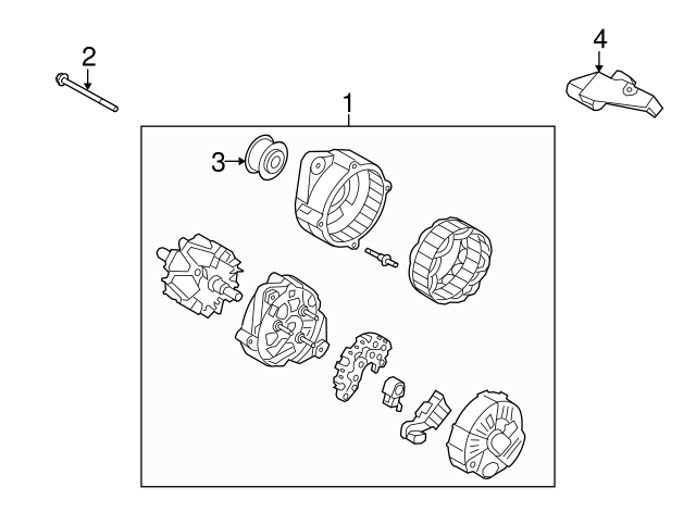 37460-3E000 - Alternator Bracket 2006-2010 Kia | Kia.Parts Store