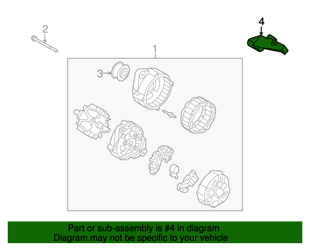 37460-3E000 - Alternator Bracket 2006-2010 Kia | Kia.Parts Store
