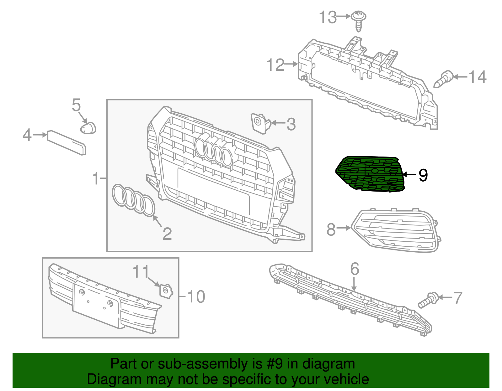 8U0-807-151-C-4U8 - Cap 2016-2018 Audi | Audi OEM Parts
