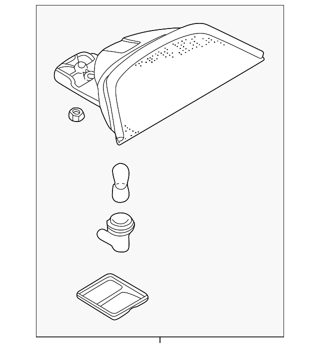 Genuine BMW 63-25-8-385-659 | High Mount Lamp | FREE Shipping on Most ...
