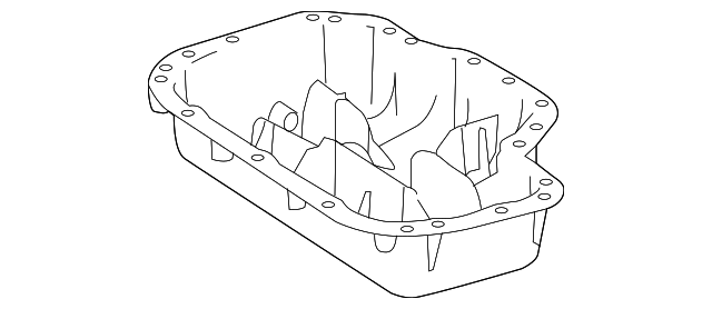 642-010-09-10 - Oil Pan 2014-2017 Mercedes-Benz | Mercedes-Benz USA Parts