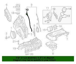2014-2017 Mercedes-Benz S 550 Engine Oil Dipstick 278-010-86-02 ...