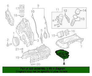 642-010-09-10 - Oil Pan 2014-2017 Mercedes-Benz | Mercedes-Benz USA Parts
