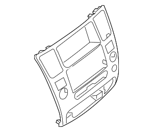 2008-2015 Nissan Armada Center Bezel 68260-9GA2A | TascaParts.com