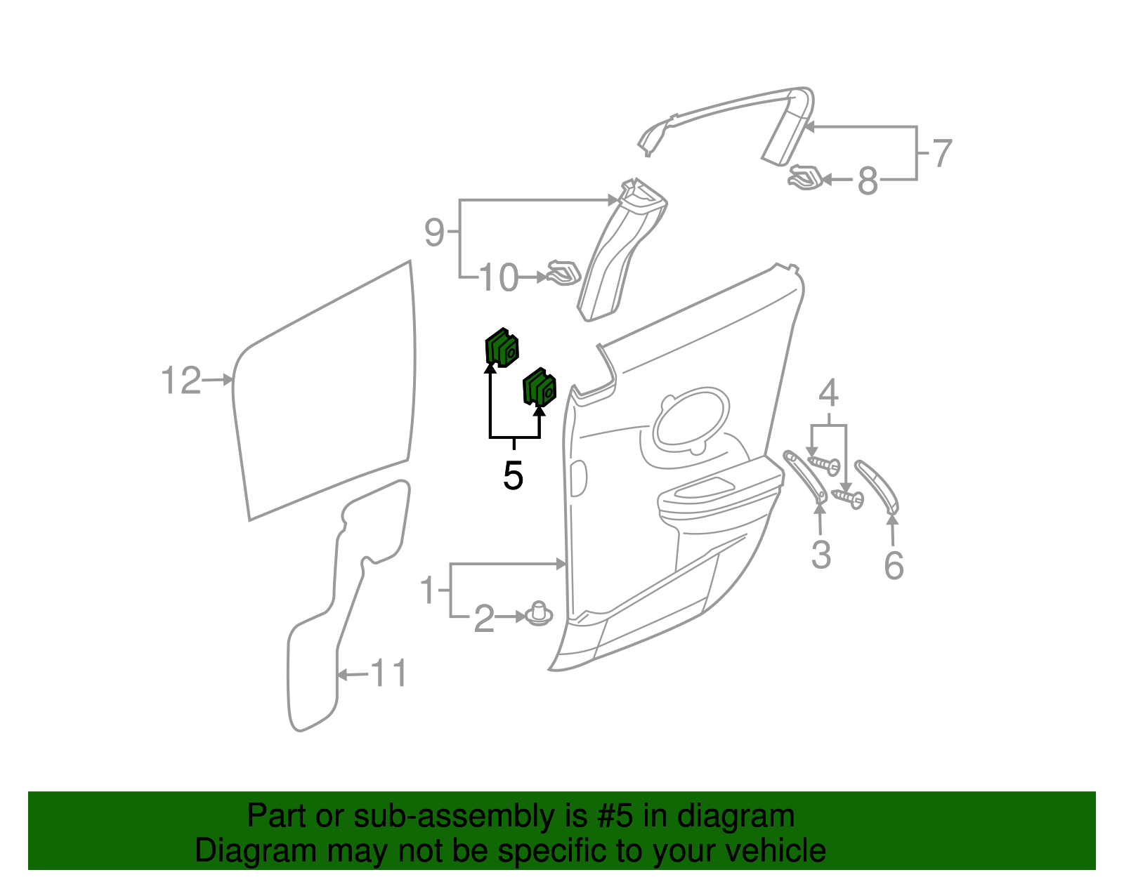 1995-2025 GM Multi-Purpose Nut M4.2X1.41 11609952 GM | GMPartsDirect.com