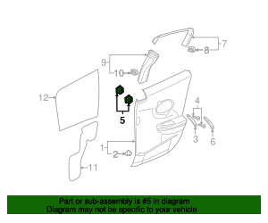 1995-2025 GM OEM NEW 95-20 GM Buick Cadillac Rear Fender Liner Retainer ...