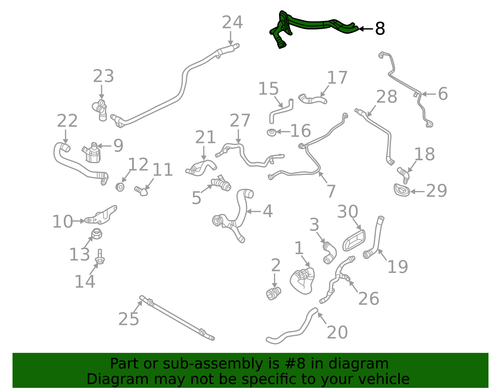 4K1-819-344-AD - High-Quality HVAC Heater Hose Assembly for 2019-2024 ...