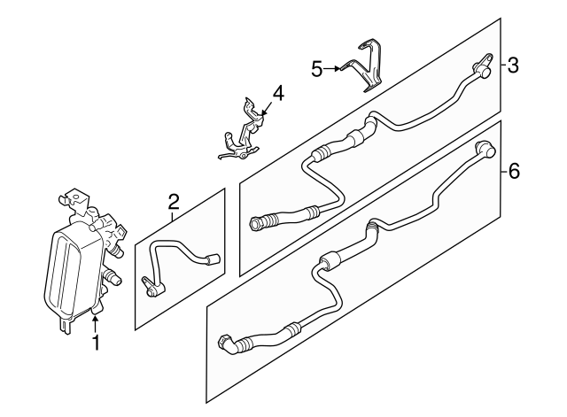 2014-2019 BMW Oil cooling pipe inlet 17-22-7-619-615 | AutoNationParts.com