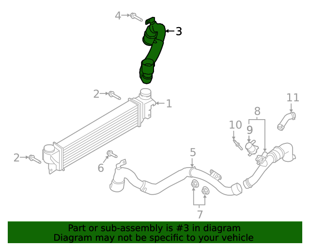2019-2021 Ford Outlet Tube K2GZ-6F073-B | Village Ford