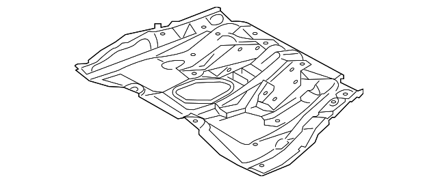 58211-12930 - Center Floor Pan 2016-2018 Toyota | Bam Wholesale Parts