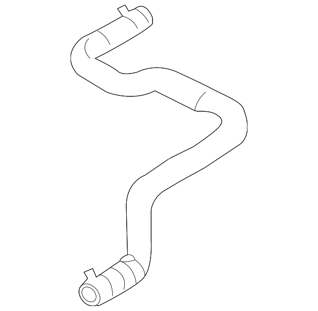 Ford 5L8Z-18C553-A - HVAC Heater Hose - 2004-2008 Ford | OEM Ford Part