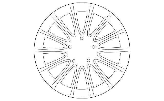 246-401-22-02-7X44 - 5-Triple-Spoke Wheel - High-Sheen 2014-2017 ...