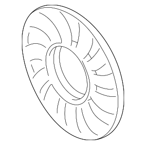 1998-2005 Volkswagen Passat Fan Blade 058-121-301-B | VW Parts Center