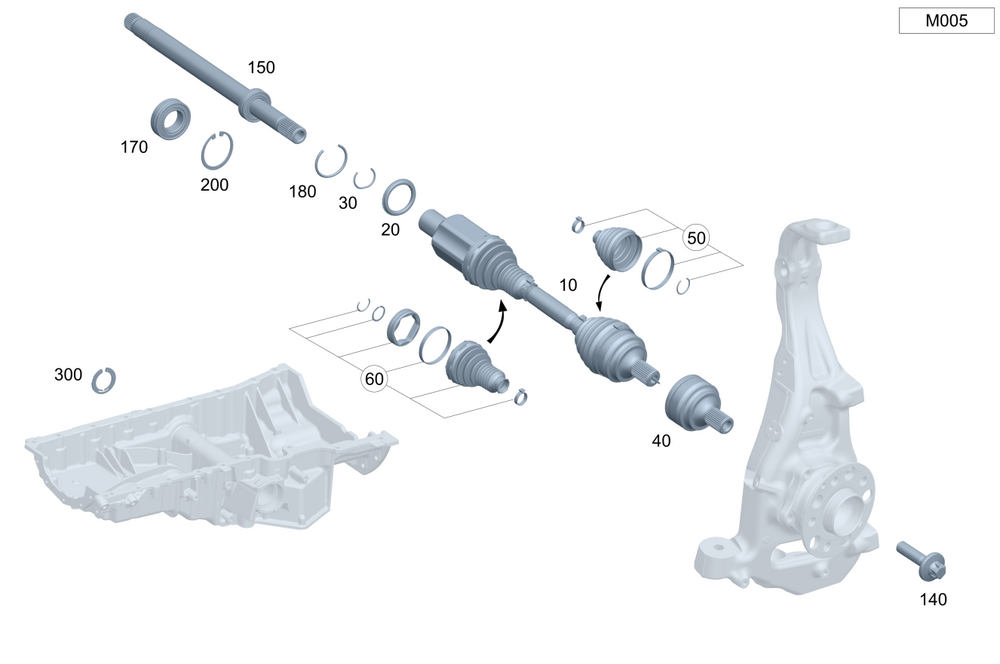 222-980-00-15 - Ball Bearing 2014-2026 Mercedes-Benz | Mercedes-Benz ...