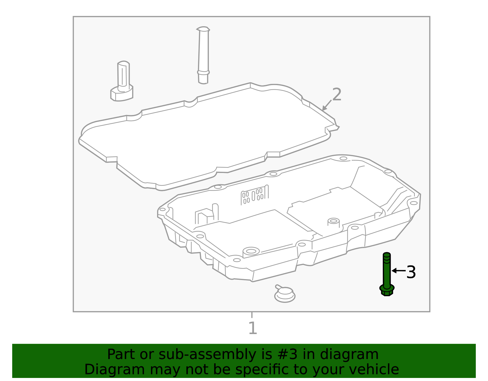Genuine OEM Trans Pan Bolt | 002-990-95-03 | Fits Select 2017-2024 ...