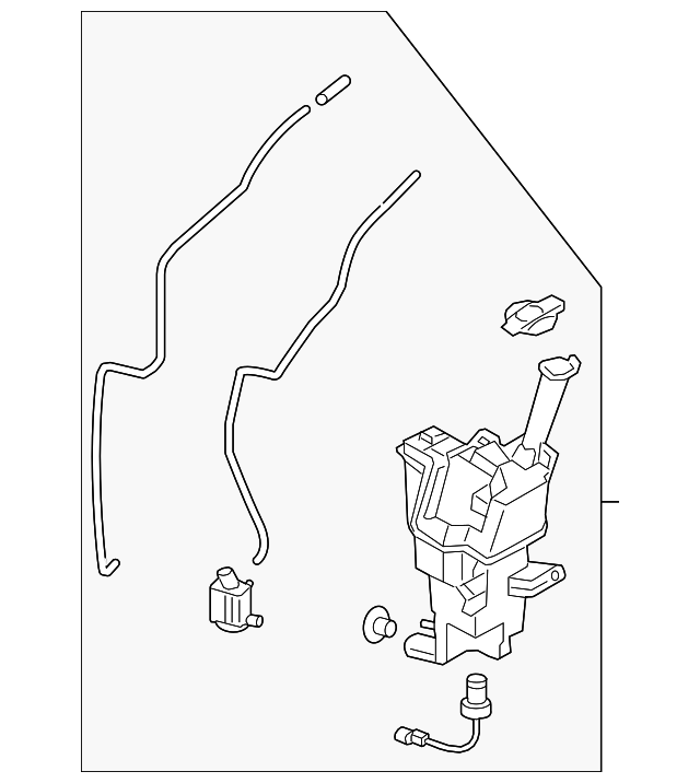 2013-2017 Hyundai Elantra GT Washer Reservoir 98620-A5010 | OEM Parts ...