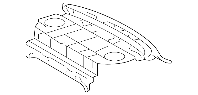 2012-2017 Toyota Camry Package Tray 64101-06360 | OEM Parts Online