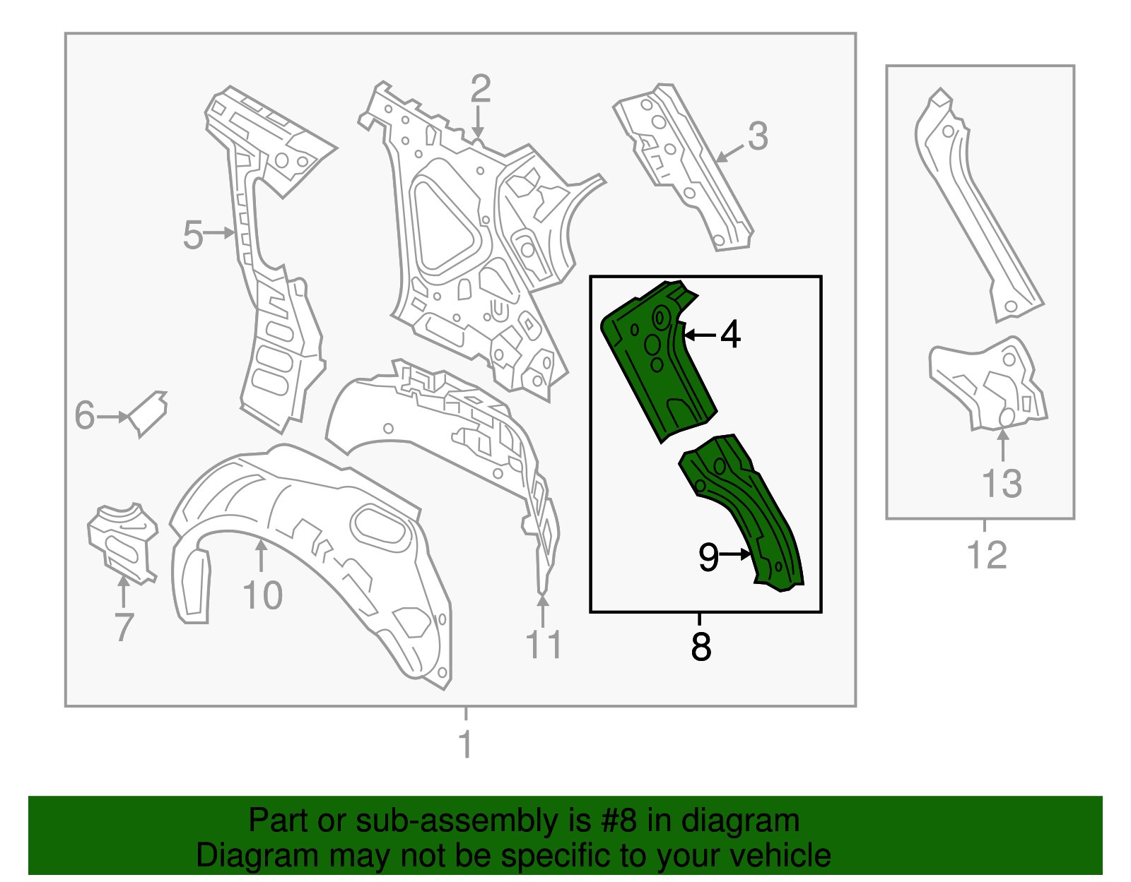 KB7W-71-4H0 - Rear Pillar - 2017-2024 Mazda CX-5 | Mazda Swag