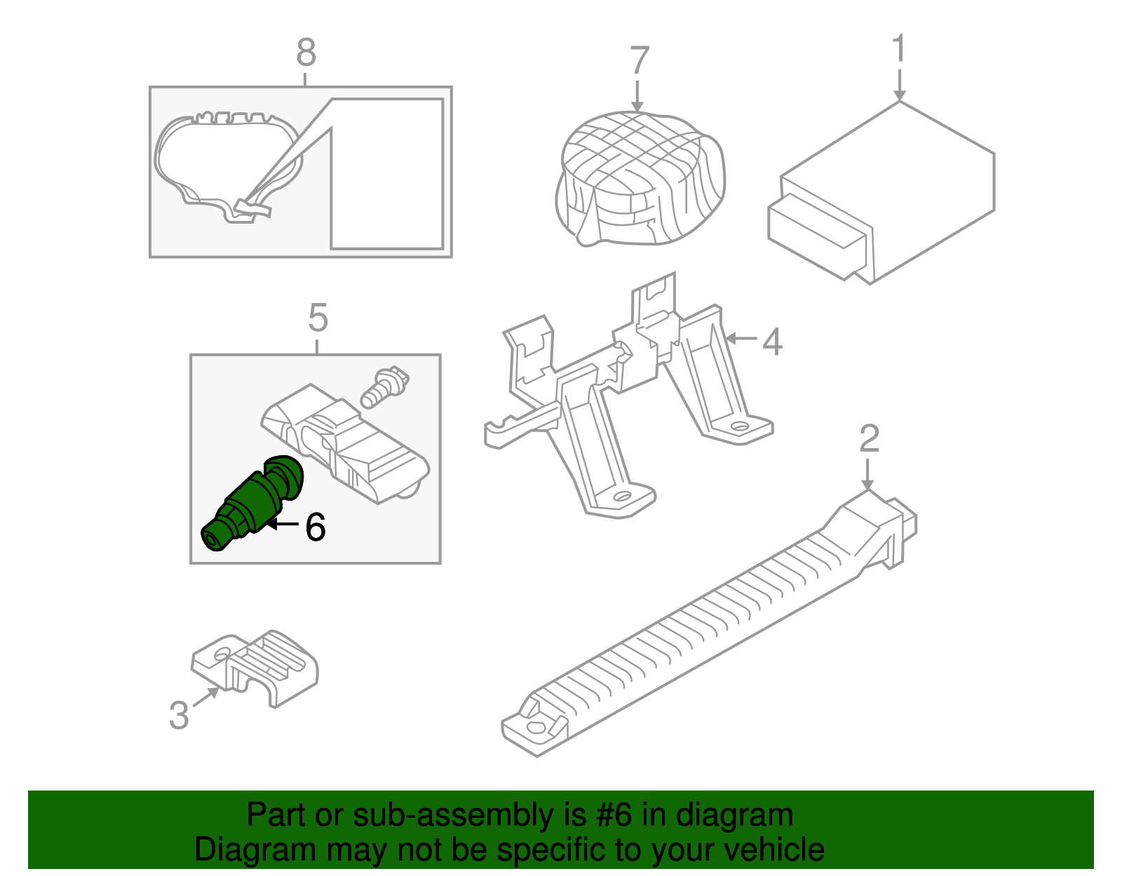 36-14-2-360-419 - Tire Pressure Monitoring System (TPMS) Sensor - 2000 ...