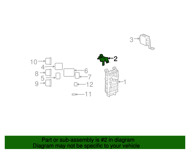 2004-2006 Scion Holder Connector 82666-52010 | Toyota Parts Center
