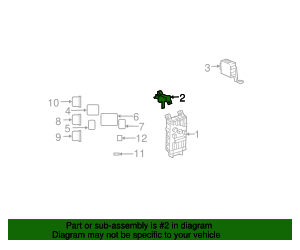 2004-2006 Scion Holder Connector 82666-52010 | Toyota Parts Center