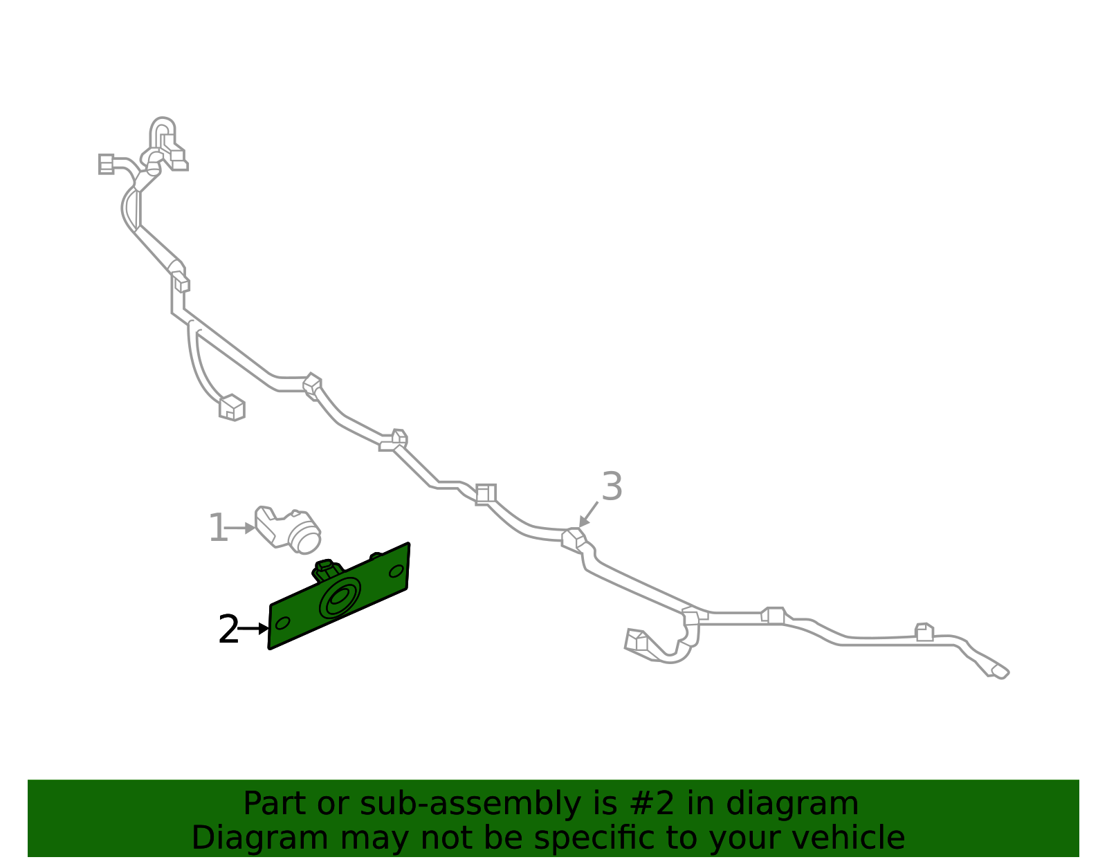 2020-2025 Nissan Park Sensor Retainer 28533-9FV0B | Nissan Parts OEM