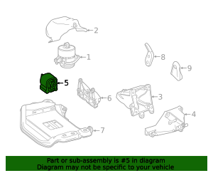 222-240-11-18 - Automatic Transmission Mount 2015-2020 Mercedes-Benz ...