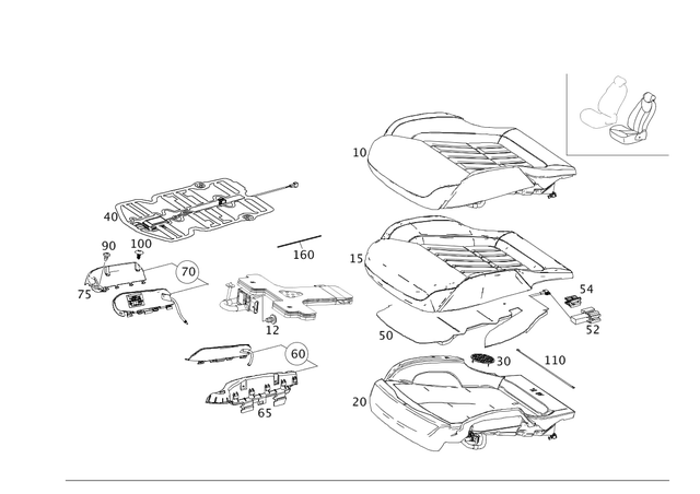 231-860-09-00 - Sidebag 2013-2020 Mercedes-Benz | Mercedes-Benz USA Parts
