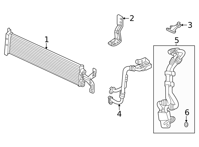 2019-2024 Audi Q3 Trans Cooler 5QF-317-019-B | TascaParts.com