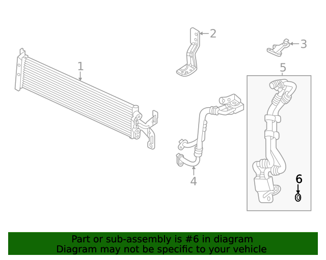 1997-2024 Audi Automatic Transmission Oil Cooler Hose O-Ring N-906-660 ...
