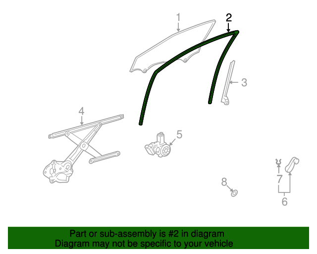 Toyota Run Channel Part# 6815102240 | Toyota Of Colorado Springs Parts