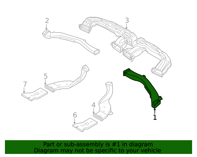 2021-2023 Hyundai Defroster Duct 97390-AB000 | OEM Parts Online