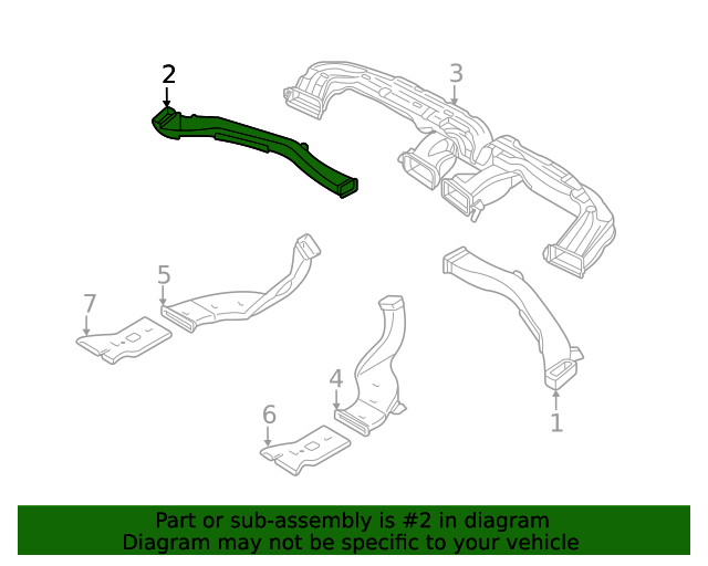 2021-2024 Hyundai Defroster Duct 97380-AA000 | OEM Parts Online