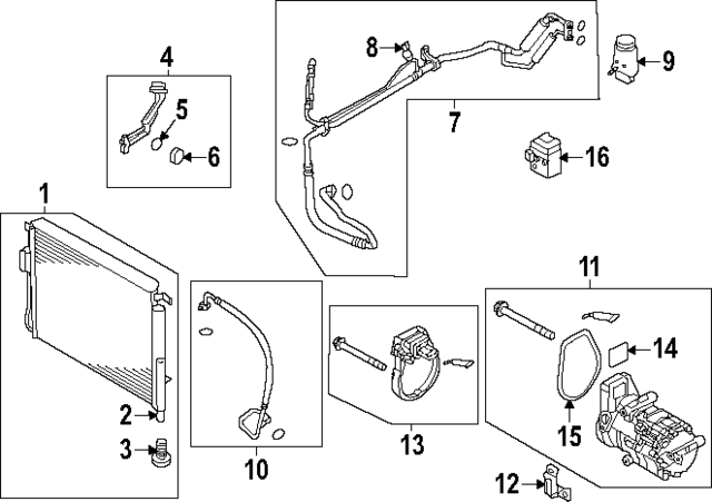 91931-P0010 - Compressor Support Bracket 2023-2024 Kia Sportage | Kia ...