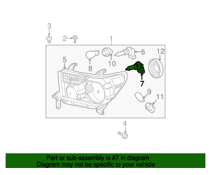 90981-AD001 - Headlight Bulb - 2004-2018 Toyota | OEM Genuine Toyota Parts