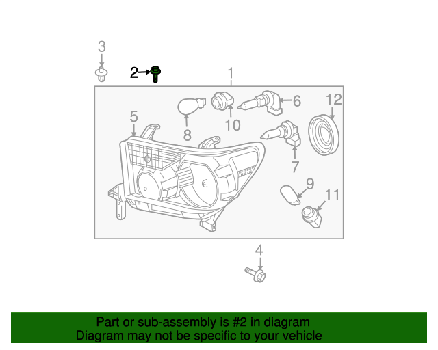 2000-2021 Toyota Side Support Retainer Screw 90159-A0034 | Elmhurst ...