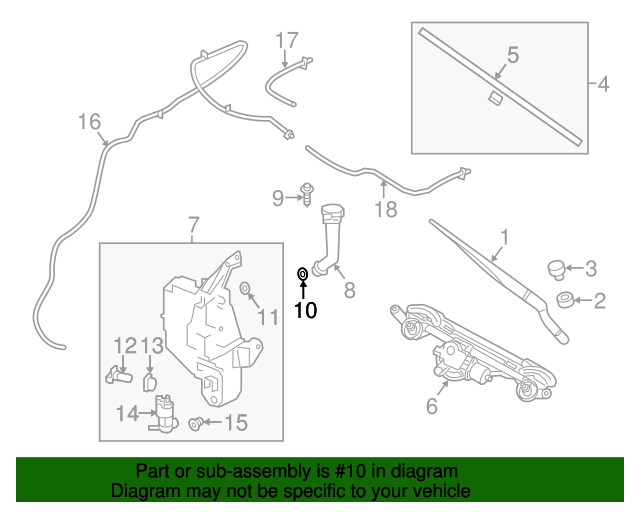 2013-2018 Nissan Filler Neck O-Ring 28914-3JA0B | OEM Parts Online