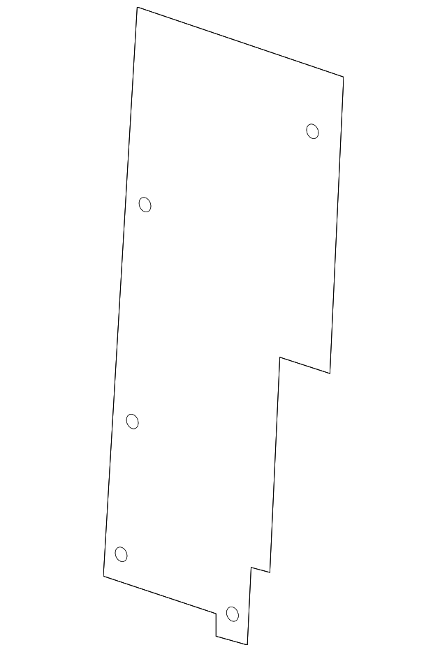 2014-2019 GM Radiator Support Baffle 23133705 | TascaParts.com