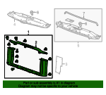2014-2019 GM Radiator Support 84366720 | TascaParts.com