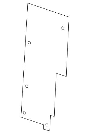 2014-2019 GM Radiator Support Baffle 23133705 | GMPartsDirect.com