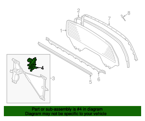 2007-2024 Toyota Tundra Window Motor 85710-0C080 | OEM Parts Online